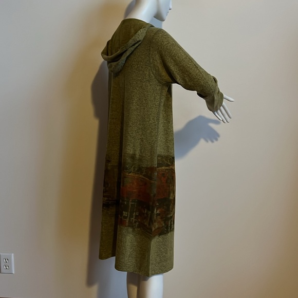 Inoah | Tops | Inoah Sweater Long With Parisian Art Scene On The Bottom ...